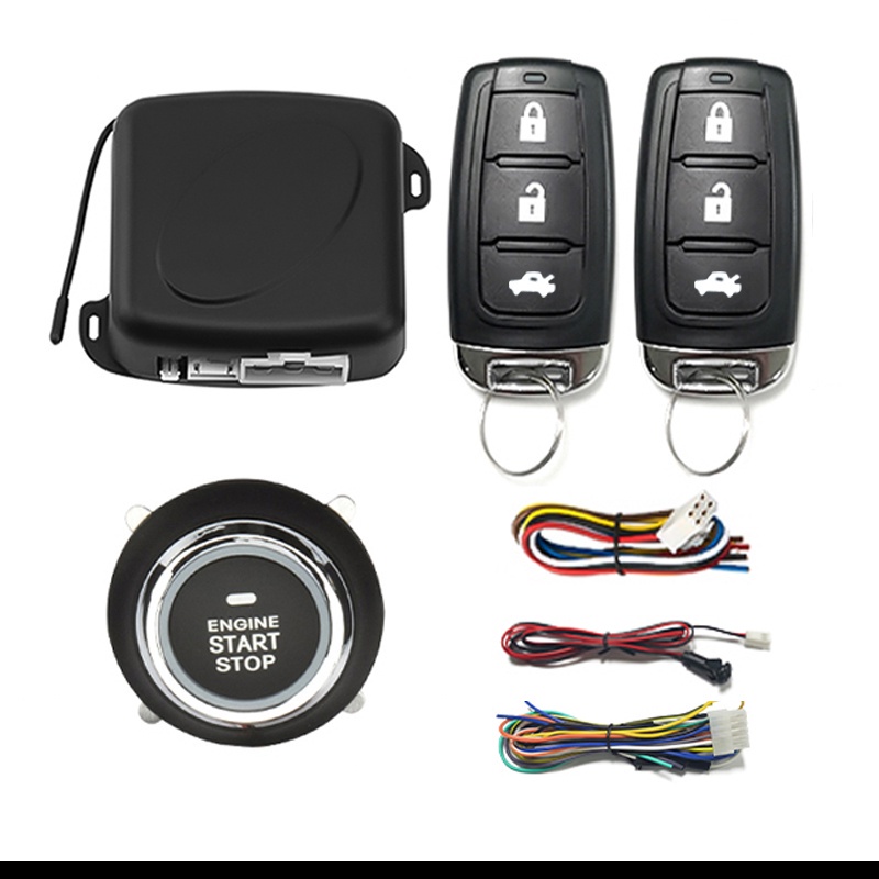 Alarme Automotivo Start Stop Botão Sem Chave Sistema De Partida ...