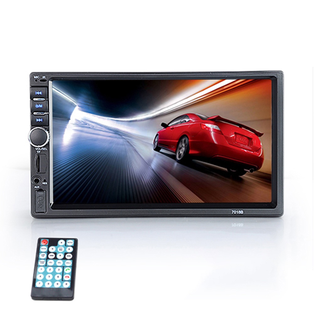 Central Multimídia MP5 Automotivo 2 Din Com Tela De Toque Bluetooth USB/AUX/TF 7 Polegadas ...