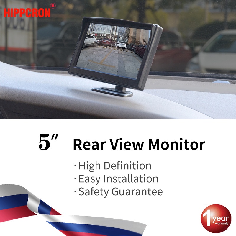 5 Polegada Monitor Do Carro Tft Lcd 5 "Hd Digital 16: 9 800x480 Tela 2 ...