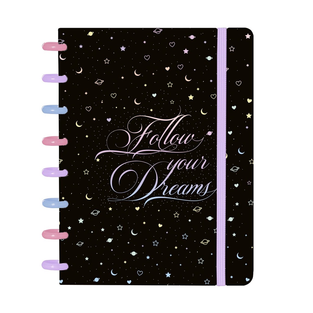 Caderno De Disco IsCool Inteligente A5 80 Folhas Cosmos Estrelas E ... Caderno De Disco IsCool Inteligente A5 80 Folhas Cosmos Estrelas E ...