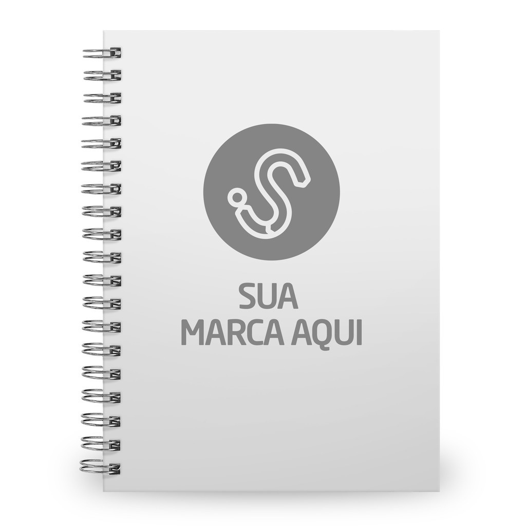 Caderno Personalizado Sua Marca Aqui 100 Fls 18x25 cm - Escorrega o Preço