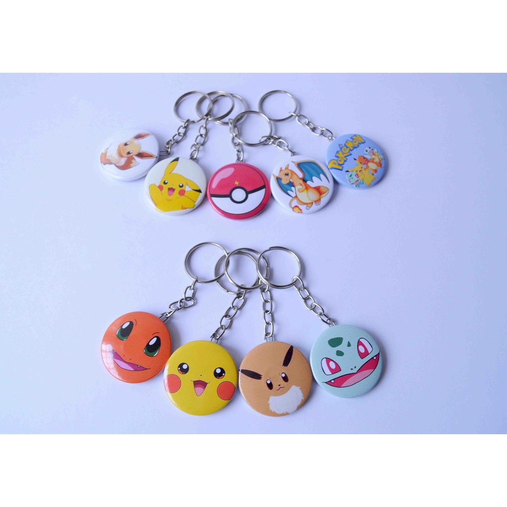 POKEMON -Chaveiro / Botton /Ímã Pokémon - Picachu- Pokemon Lembrancinha ...