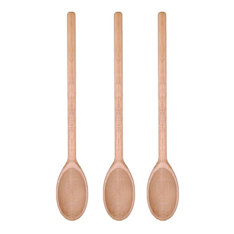 kit 3 Colheres Madeira Utensílios Para Cozinha Artesanal Multiuso ...