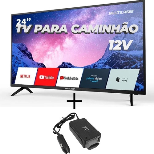 Tv Smart 24 Polegadas 12v Para Caminhão, Carro E Motorhome | Shopee Brasil