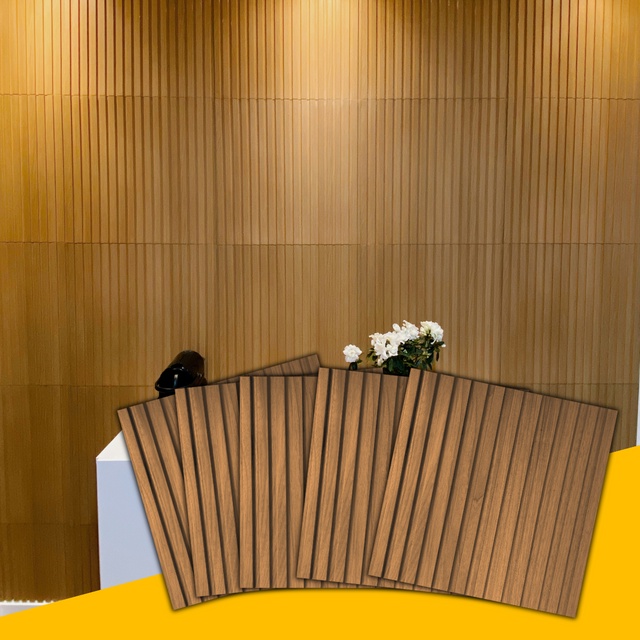 Kit 05 Placa Painel Ripado Revestimento De Parede Original | Shopee Brasil