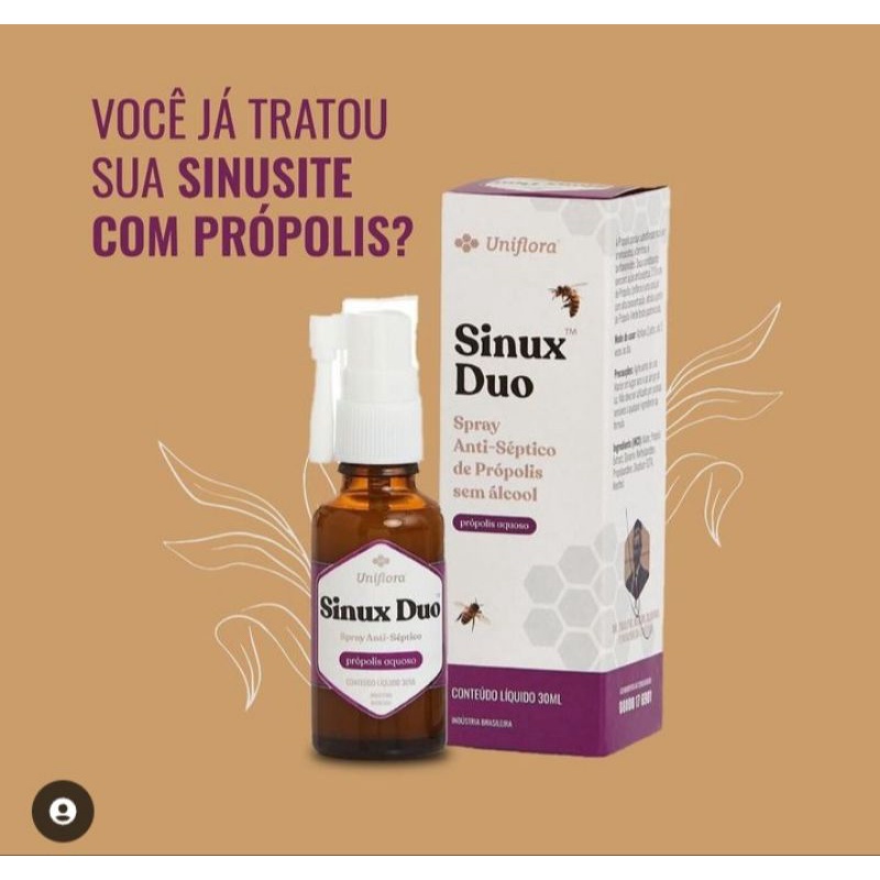 Sinux Duo-Propolis Nasal-Uniflora | Shopee Brasil