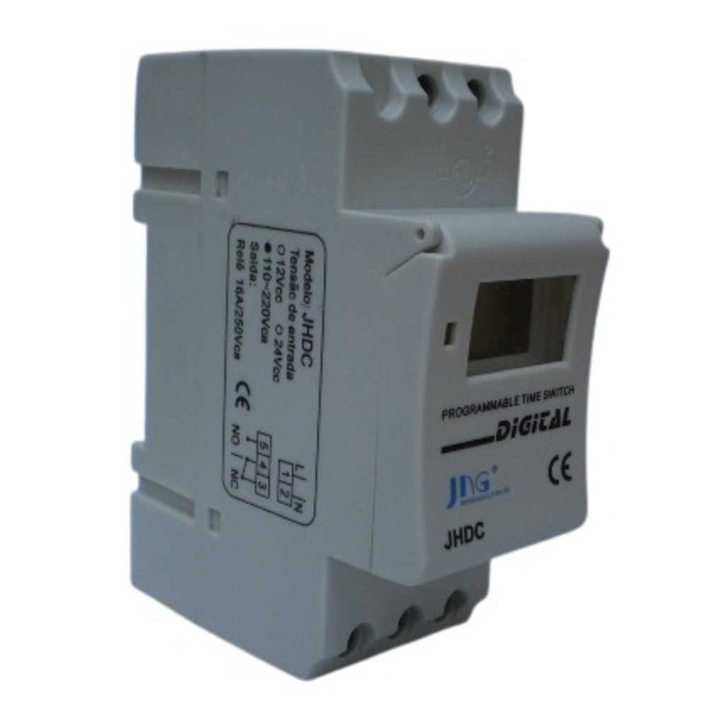 Timer Programador horário Digital Bivolt JHDC - JNG | Shopee Brasil