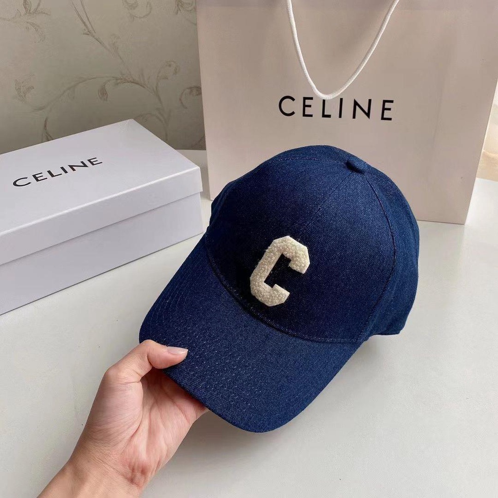 Celine e Boné De Beisebol Masculino Feminino Bordado Com Letra C ...