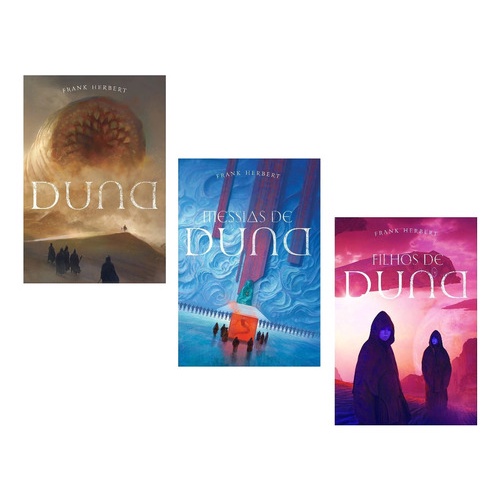 Kit 3 Livros Duna Capa Dura - Duna + Messias De Duna + Filhos De Duna ...