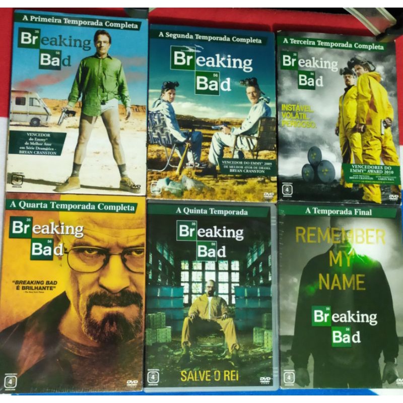 dvd coleção breaking bad série completa 21 discos | Shopee Brasil