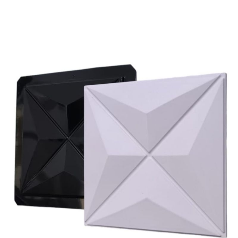 forma 3D estrelar placa de gesso cimenticio 40x40 ABS 2 MM moldes ...