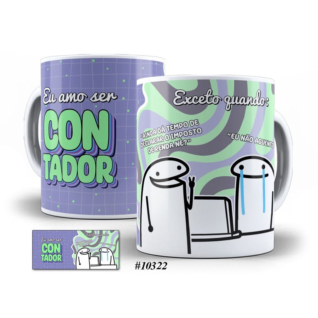 Caneca Contador Contabilidade Flork Profissão Personalizada | Shopee Brasil