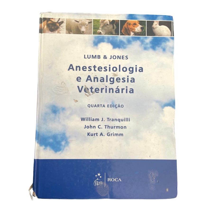 Lumb & Jones. Anestesiologia E Analgesia Veterinaria 4o Ed. | Shopee Brasil