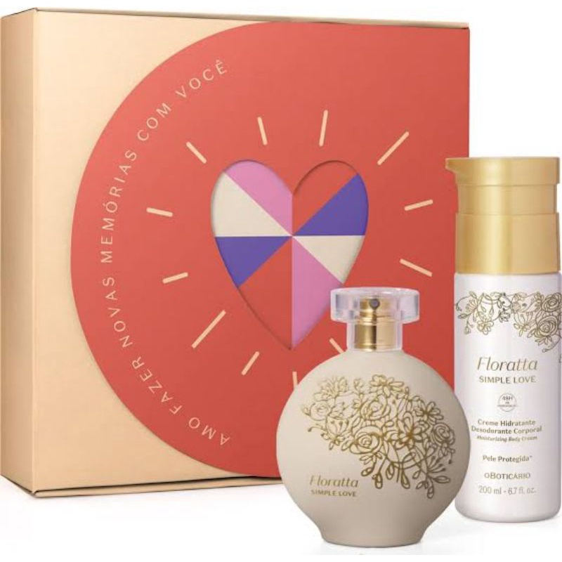 Kit Presente Floratta Simple Love (2 itens) | Shopee Brasil