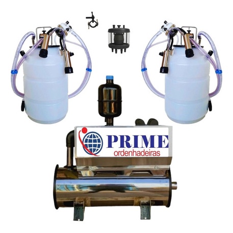 Ordenhadeira Inox Bomba 450 2cv 2 Conjunto / Balde + Lavador | Shopee Brasil