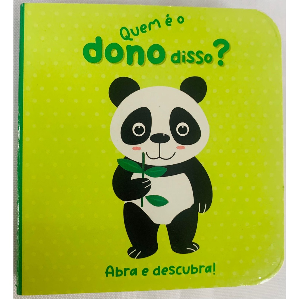 Livro Abra E Descubra - Quem E O Dono Disso | Shopee Brasil