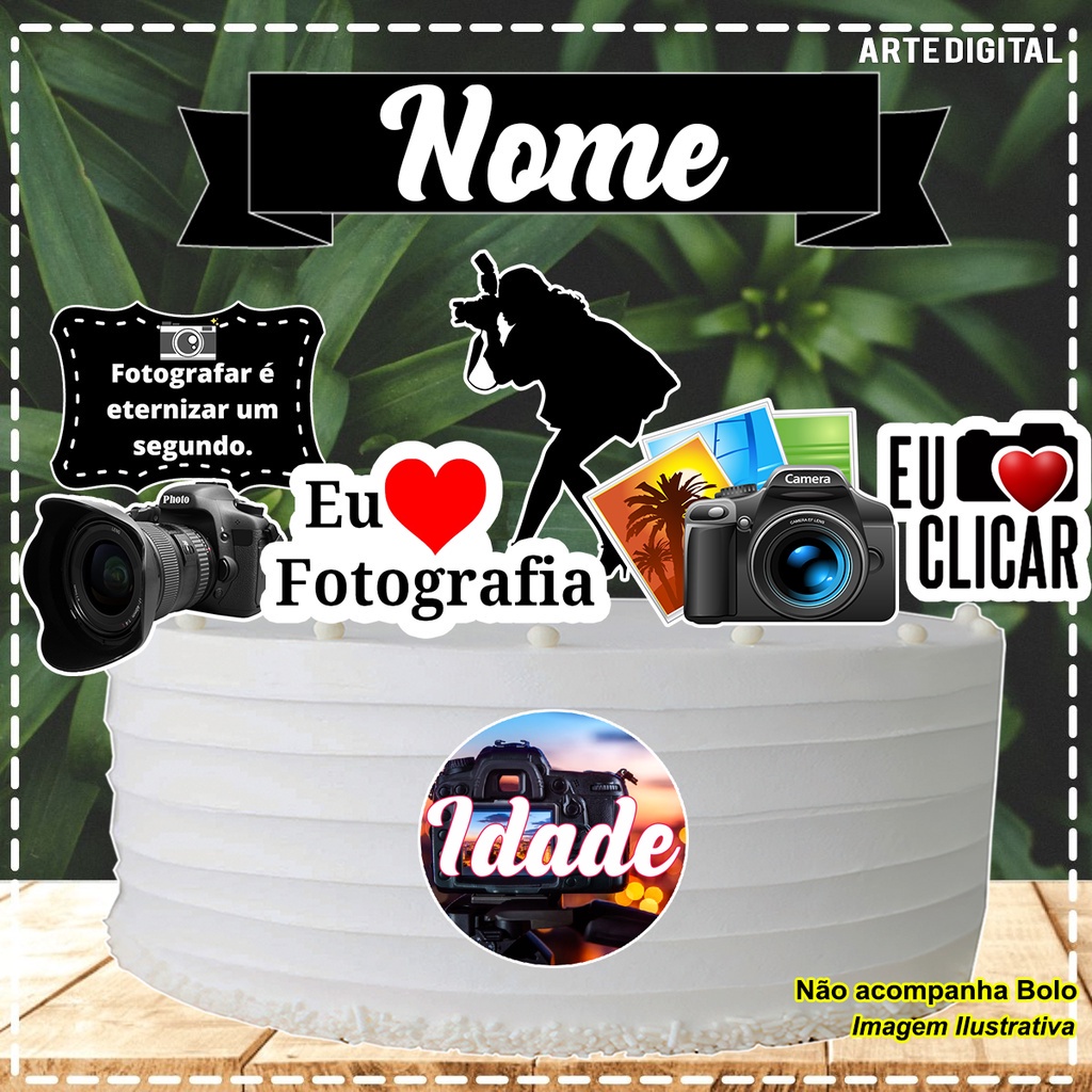 Topo De Bolo - Fotógrafa Fotografia Feminino - Pronto No Palito ...