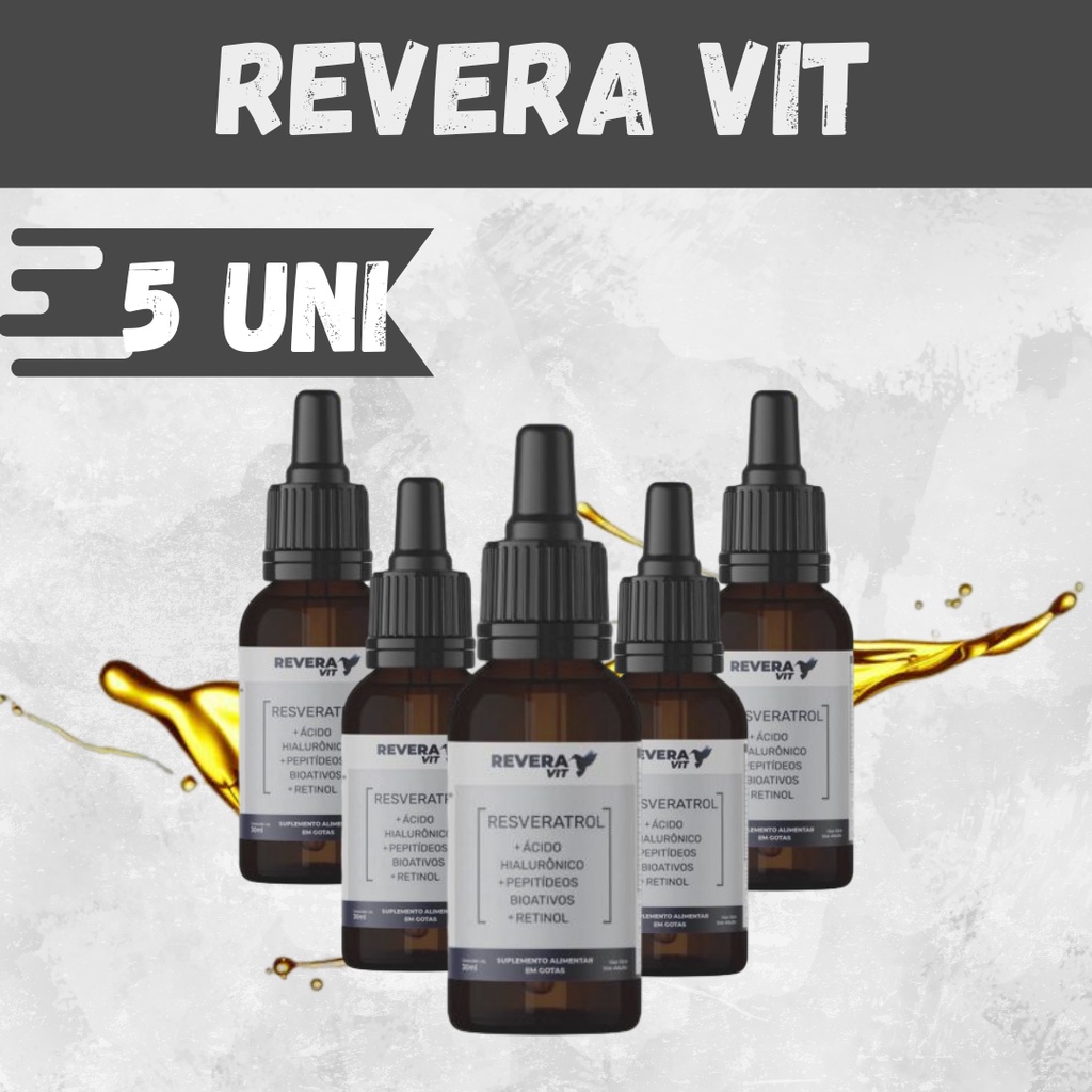 5 Frascos Reveravit Potente Original Oportunidade Unica | Shopee Brasil