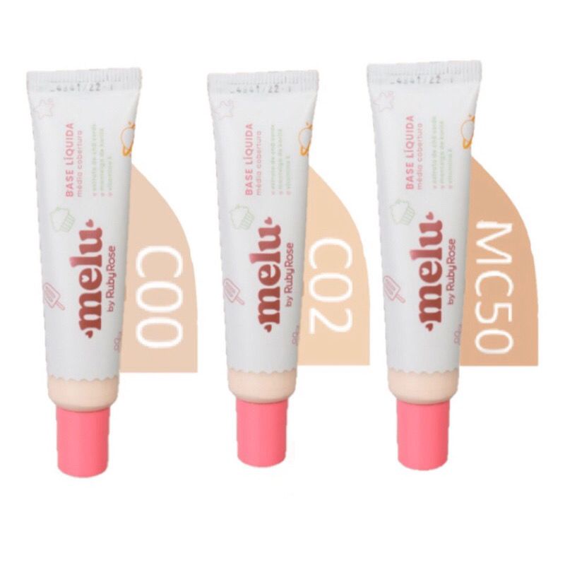 Base Líquida Melu G1-Ruby Rose | Shopee Brasil