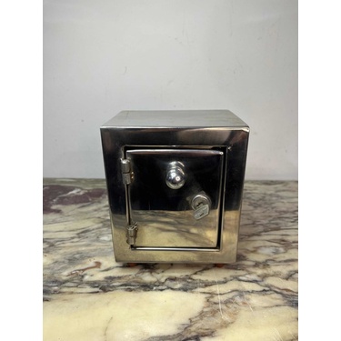 Cofre De Mesa Antigo Em Inox Funcionando | Shopee Brasil