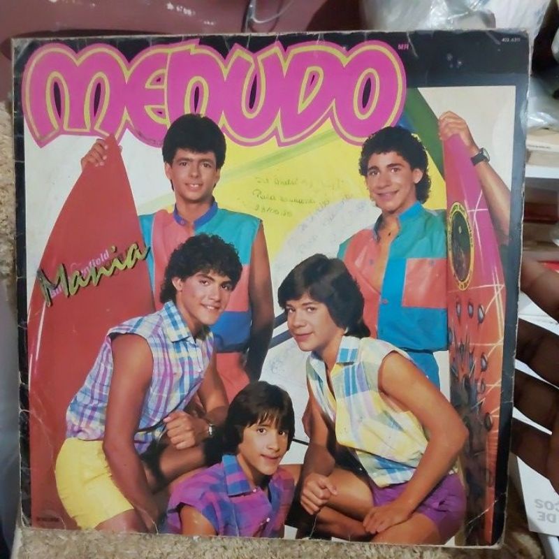 Disco de Vinil Usado - Mania - Menudo | Shopee Brasil