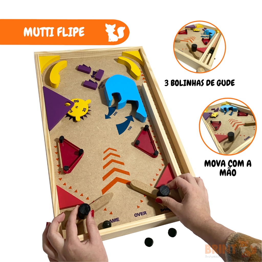 Pinball Mutti Flipe | Shopee Brasil