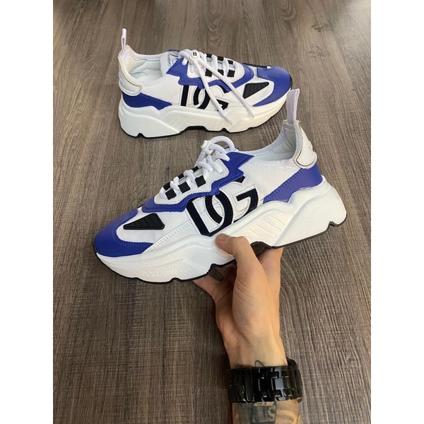 Tênis DG Milano1984 Azul Branco IMD | Shopee Brasil