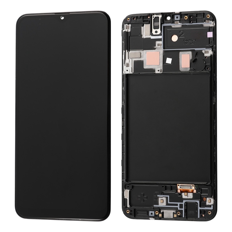 Tela Frontal Sam A20 A205 Incell Com Aro | Shopee Brasil