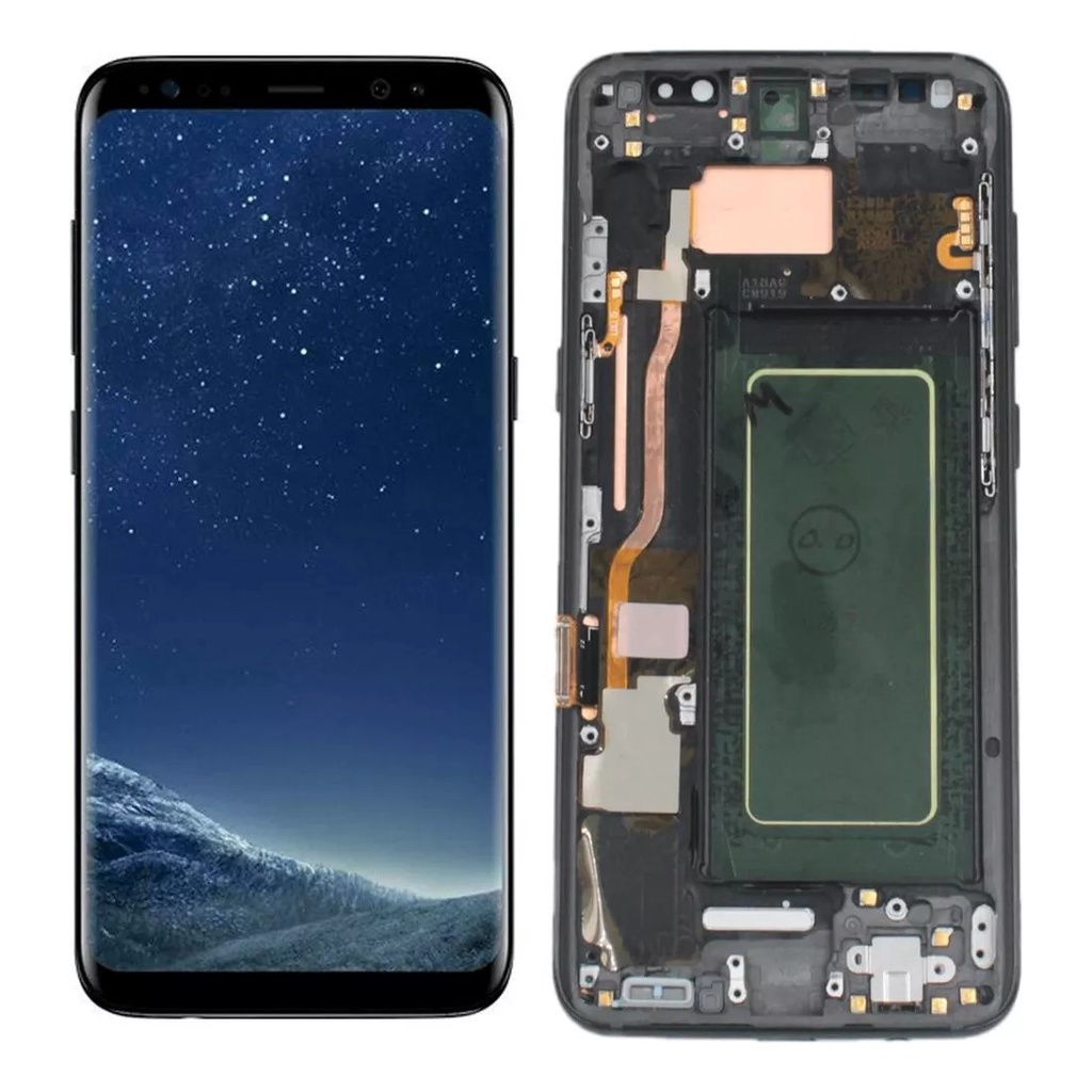 Tela Frontal Sam S8 G950 Com Aro Oled | Shopee Brasil