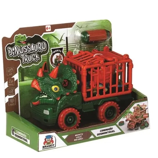 Caminhão Desmontável a Fricção Dinossauro Truck Ref: 740-4 | Shopee Brasil