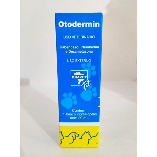 Otodermin para tratamento de otite externa | Shopee Brasil