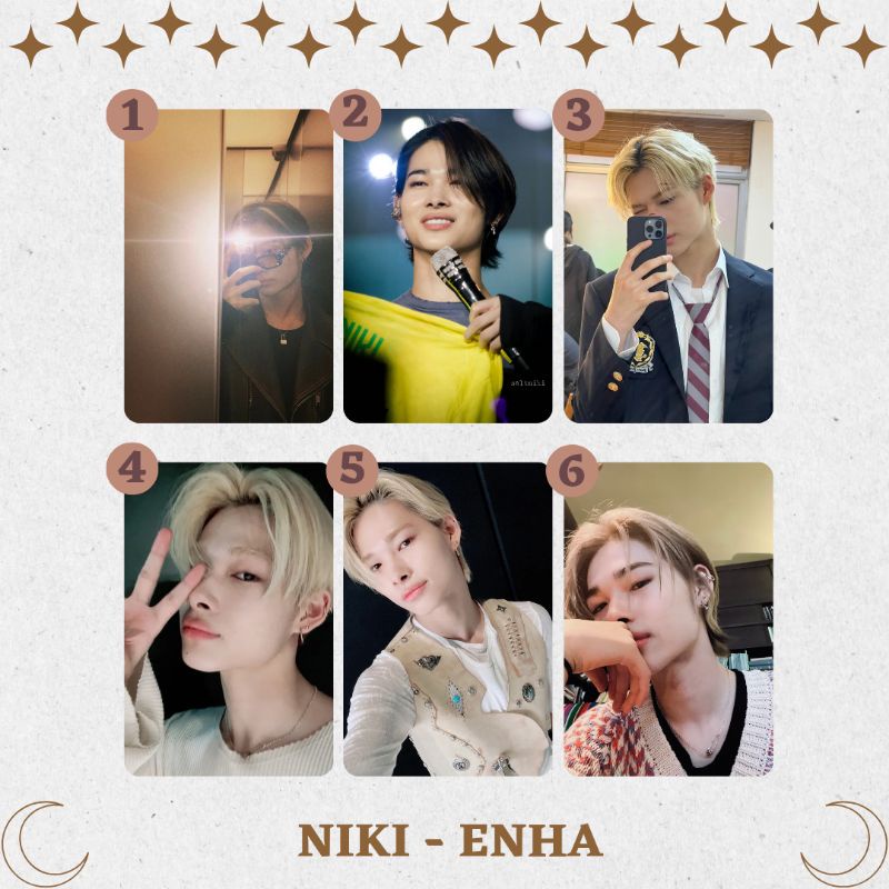 Photocards Niki - Enhypen | Shopee Brasil