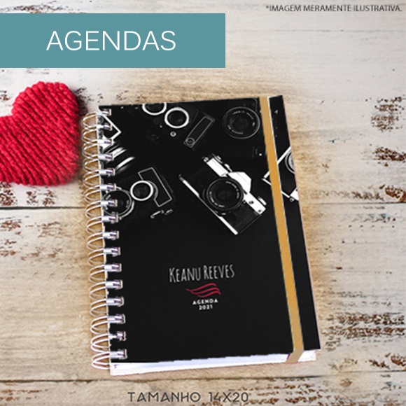 Agenda 2025 personalizada com nome fotografo fotografa photo foto preto ...