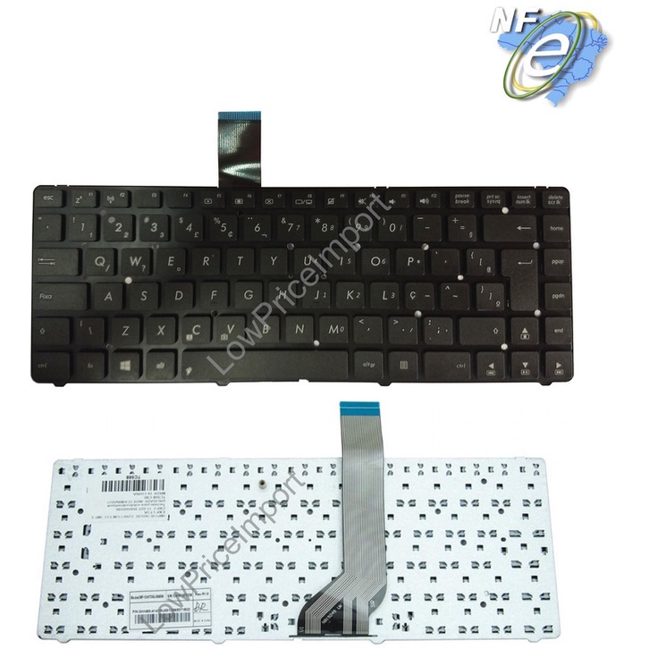 TECLADO PARA NOTEBOOK ASUS K45V | PRETO ABNT2 | Shopee Brasil