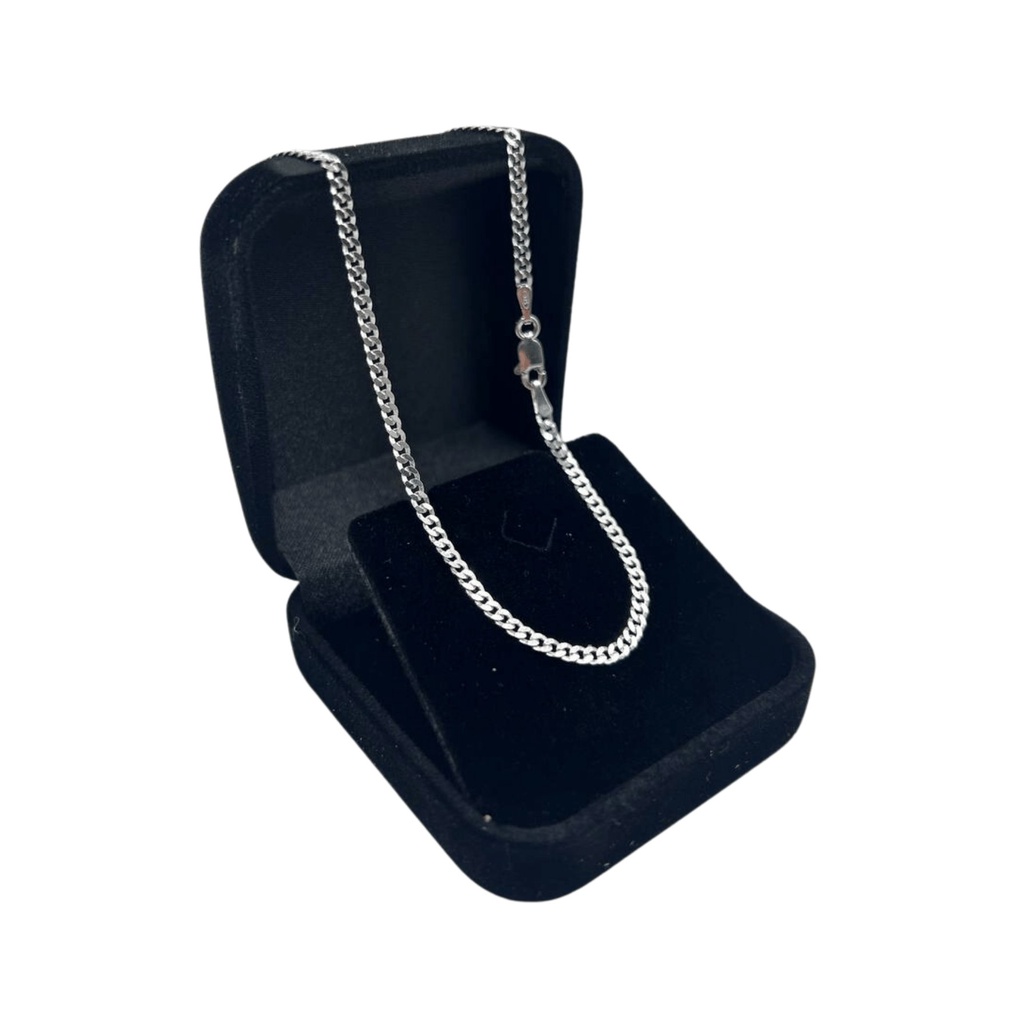 Corrente Grumet 70cm - 2mm Prata 925 | Shopee Brasil