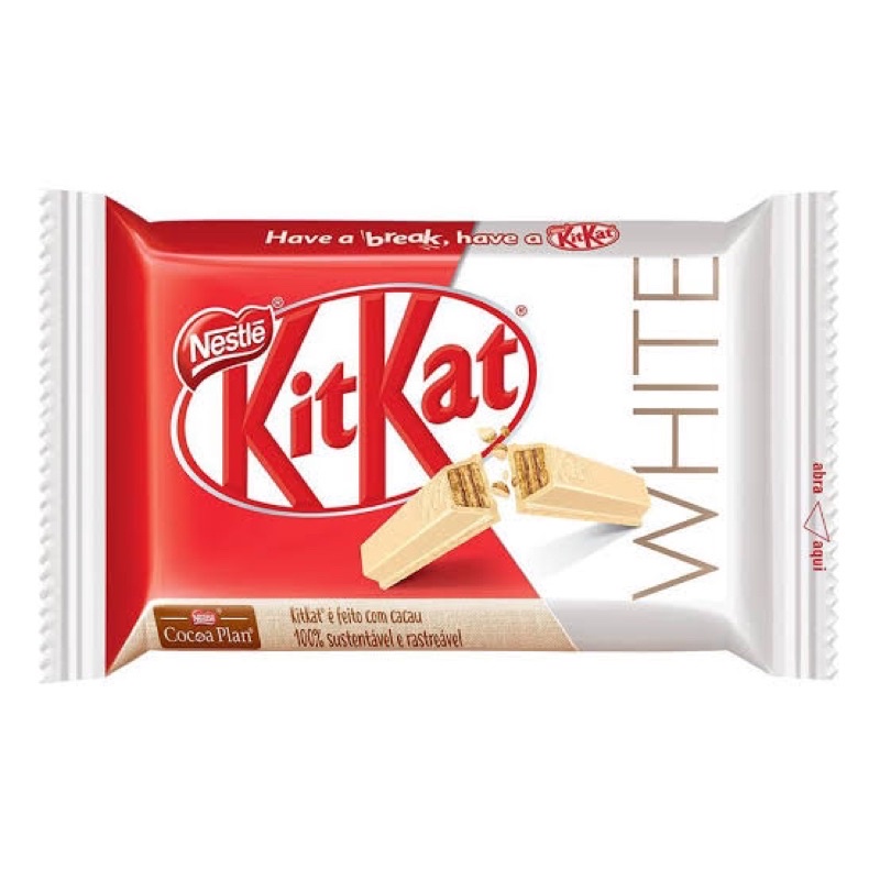 Chocolate Kit Kat Branco 41,5g - Nestlé | Shopee Brasil