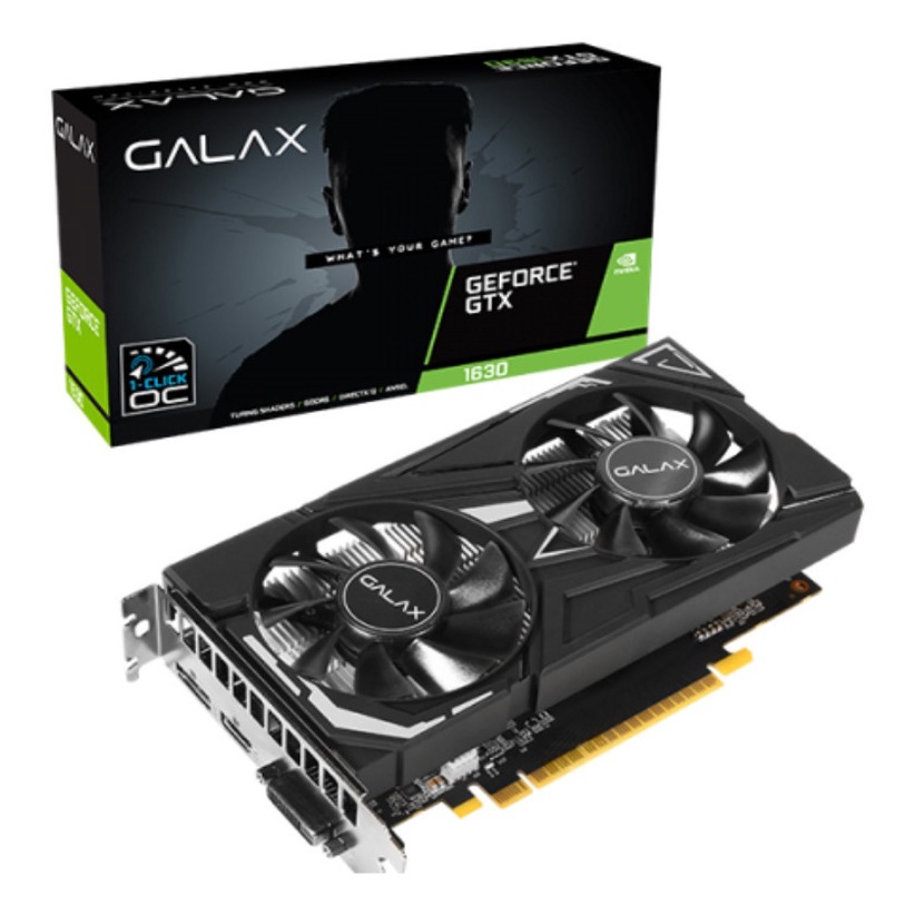 Placa de vídeo Nvidia Galax GeForce GTX 16 Series GTX 1630 EX ...