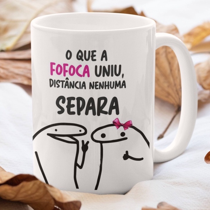 Caneca Personalizada Amigas Meme Bento Flork - O Que A Fofoca Uniu, Nem ...