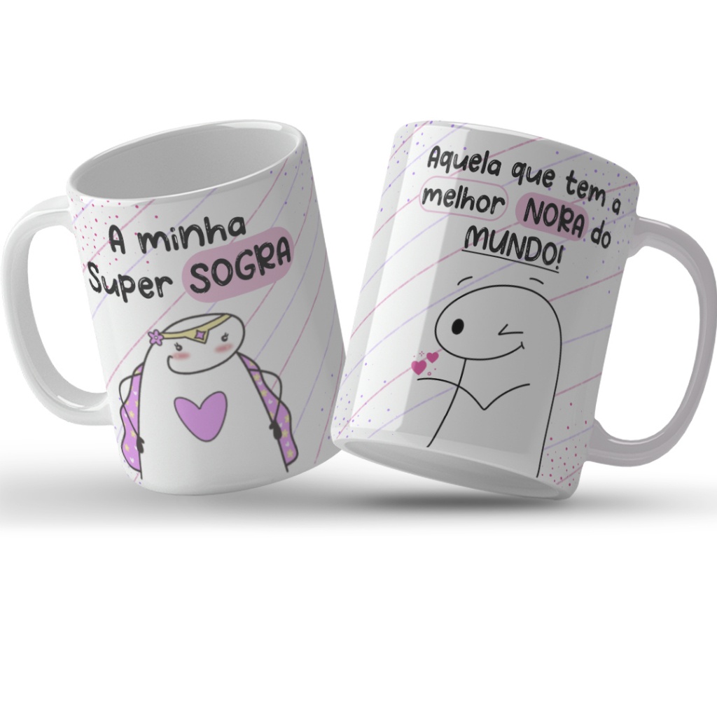 Caneca De Porcelana Sogra Personalizada Flork Meme Divertida - Aquela ...