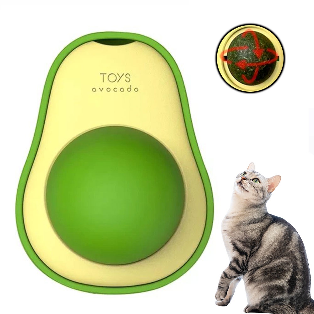 Brinquedo Gato Com Catnip Erva Gato Abacate Bolinha Lamber - Escorrega ...