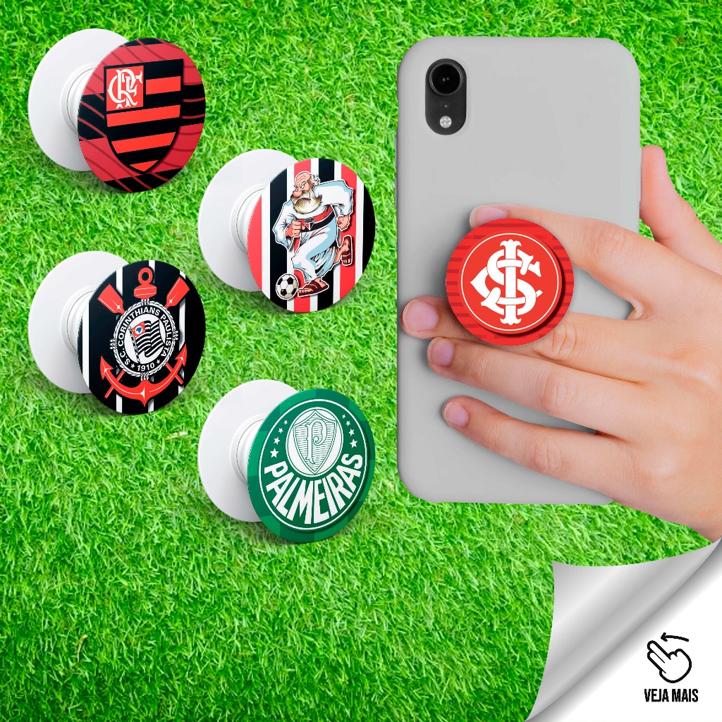 Suporte Popsocket Liso Times de Futebol Nacional Brasileiros | Shopee ...