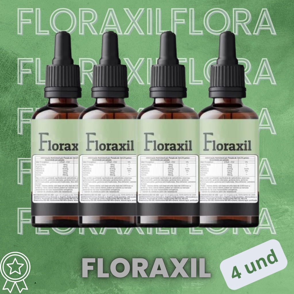 4 UND 30 ML DE FLORAXIL ORIGINAL SUPER OFERTA | Shopee Brasil