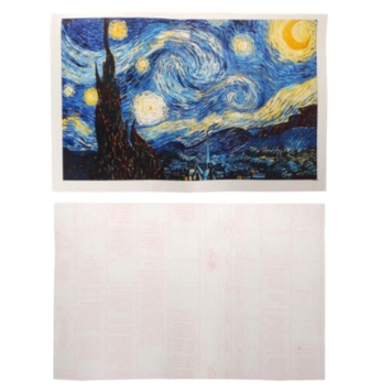 adesivos Para notebook Van Gogh Noite Estrelada Tela 10"a 19" Skin ...