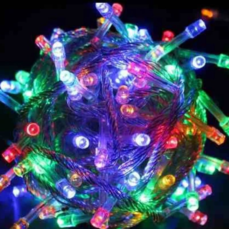 Pisca Pisca Natal Decoração Colorido 100 LEDs 10 Metros | Shopee Brasil