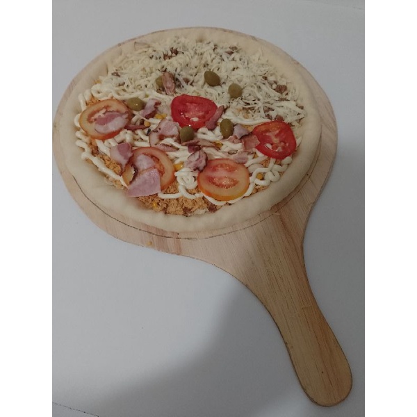 Pá de pizza kit com 6 unidades madeira virola 6mm | Shopee Brasil