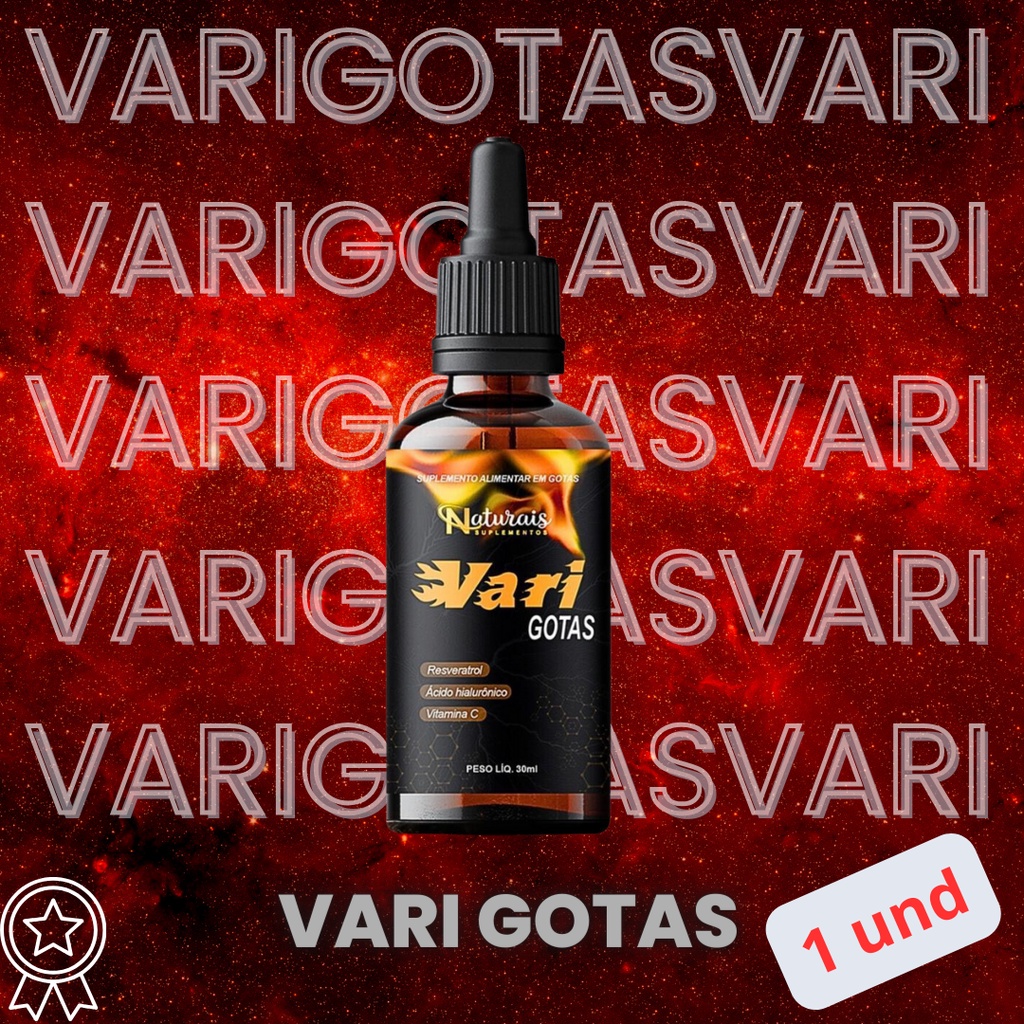 1 UND 30 ML DE VARI GOTAS ORIGINAL | Shopee Brasil
