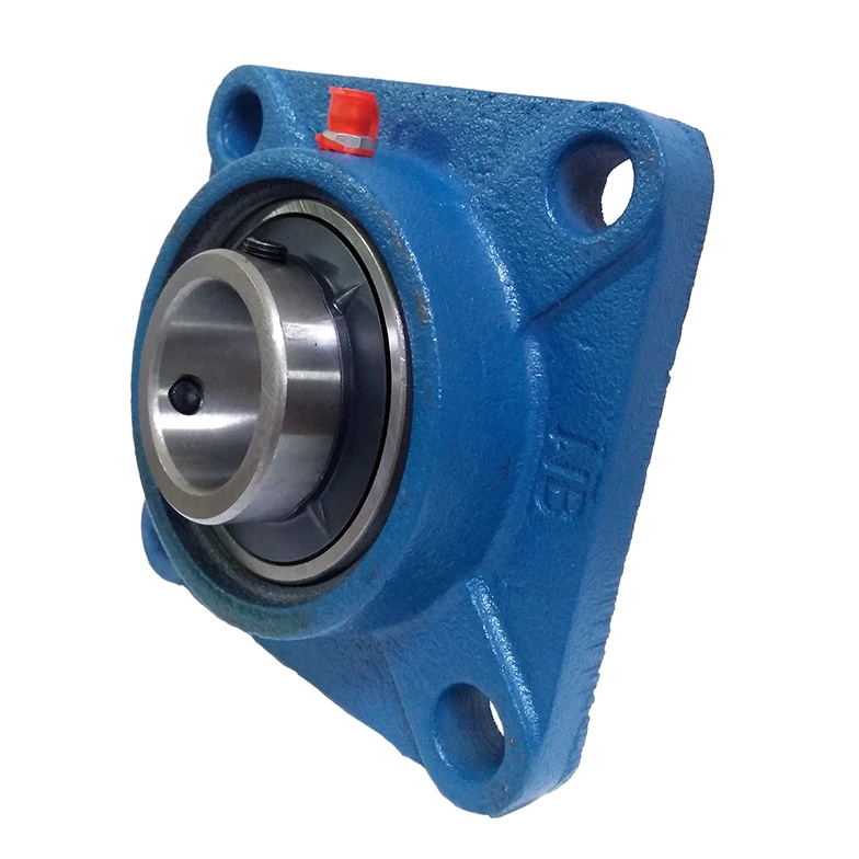 01 Mancal Flangeado Quadrado com Rolamento UCF 208 Para Eixo de 40mm | Shopee Brasil