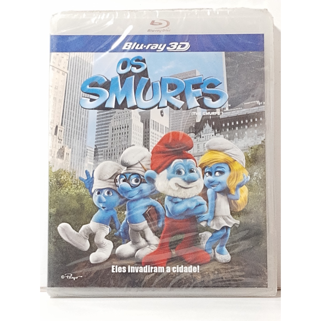 Bluray Os smurfs (2D+3D) (lacrado) | Shopee Brasil