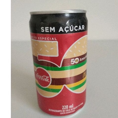 Lata Coca-Cola 50 Anos de Big Mac (oficial) | Shopee Brasil