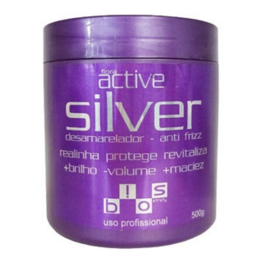 Mascara Selante Escova Progressiva SILVER DESAMARELADORA Alisa e Reduz ...